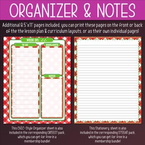 Lesson Plan Sheets & Curriculum Maps (editable) | Plaid, Checkered ...