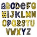 Digital Download | Doodle Navy Blue and Gold Pattern Fill | PNG Clipart ...