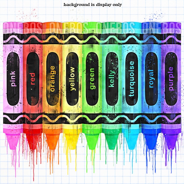 Crayons - Etsy