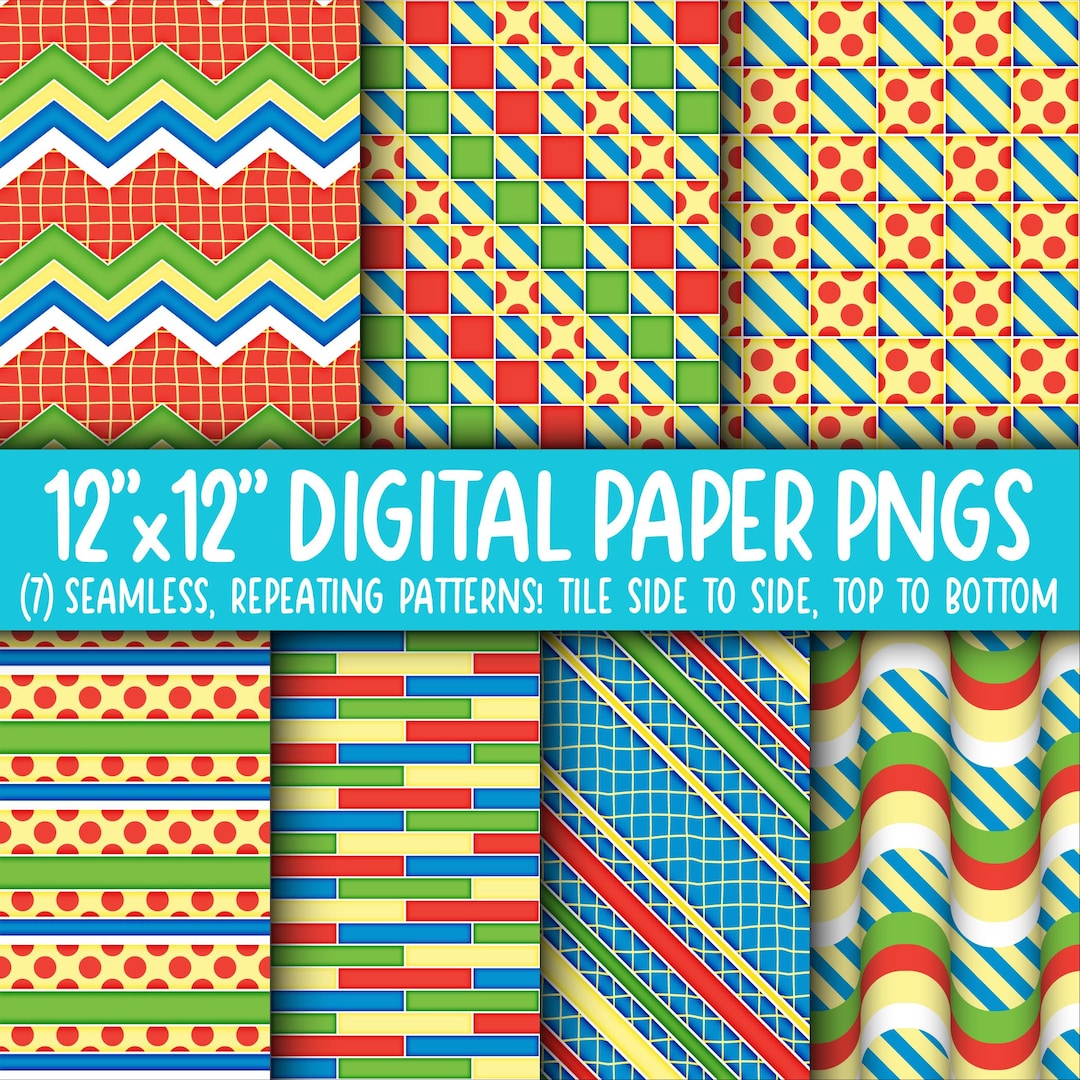 Wallpaper Background - Digital Paper | Seamless | Hand Drawn, Stripes ...