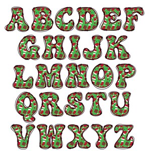 Digital Download | Doodle Retro AG - Christmas Pattern 1 Vintage | Hand ...