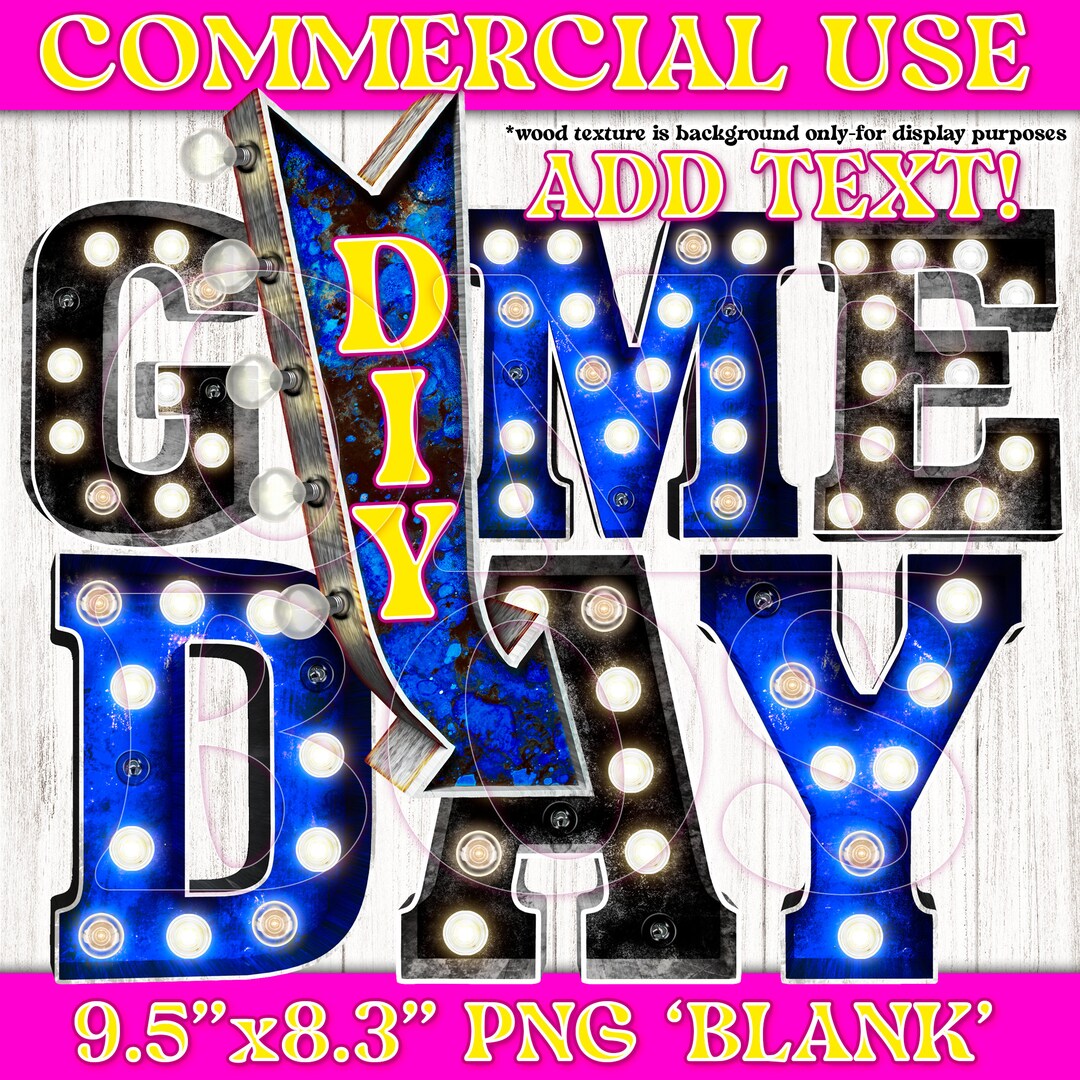 Game Day PNG, Commercial Use Blank, Add Text to Customize Digital ...