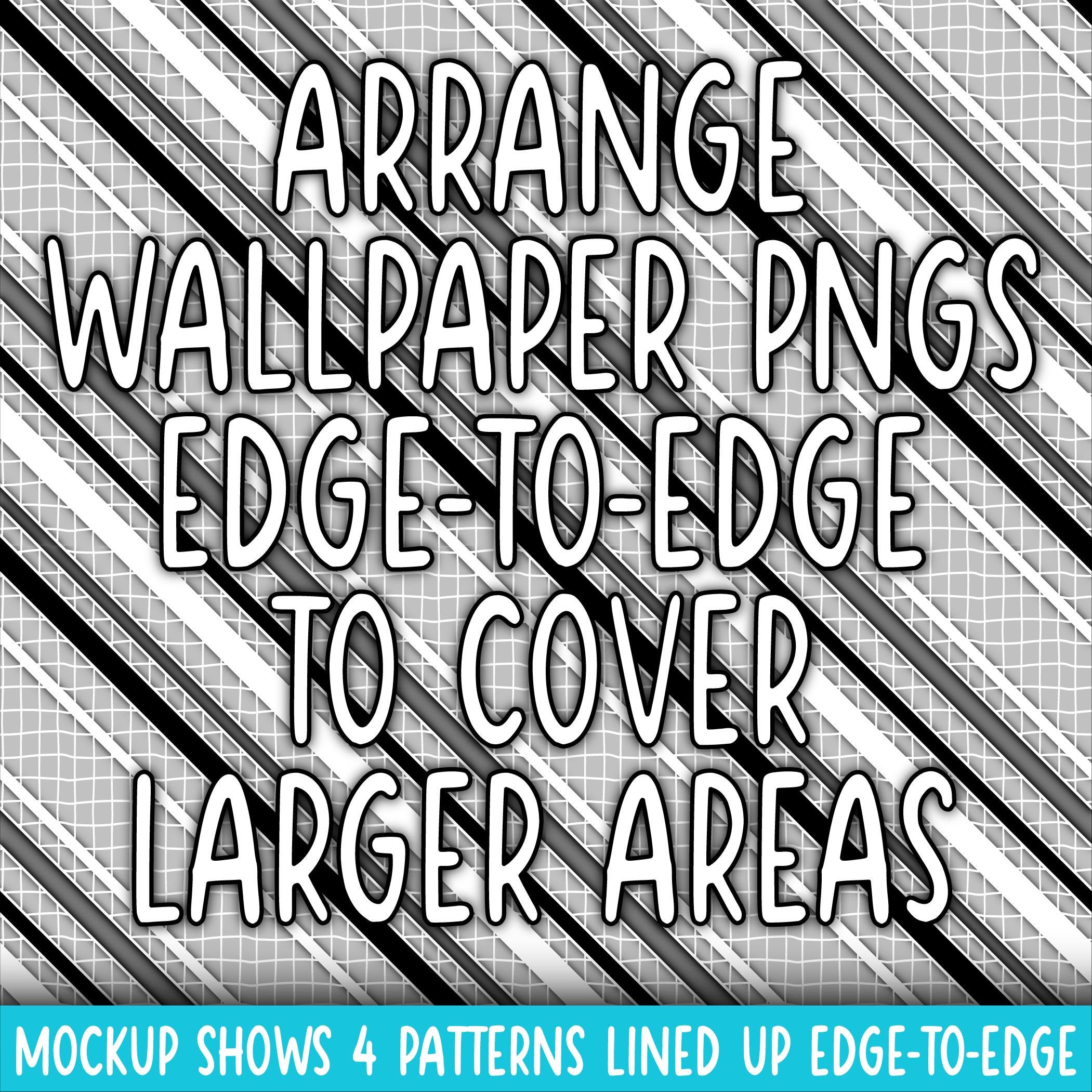 Wallpaper Background - Digital Paper | Seamless | Black, White, Ink ...