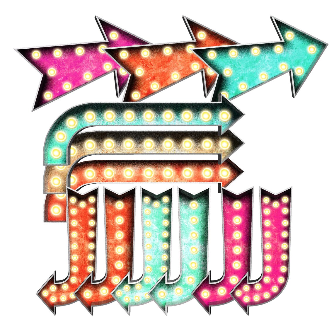 Digital Download Marquee Builder Bundle With Frame - Etsy