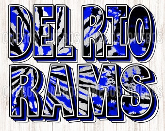 Del Rio Rams Png - Etsy