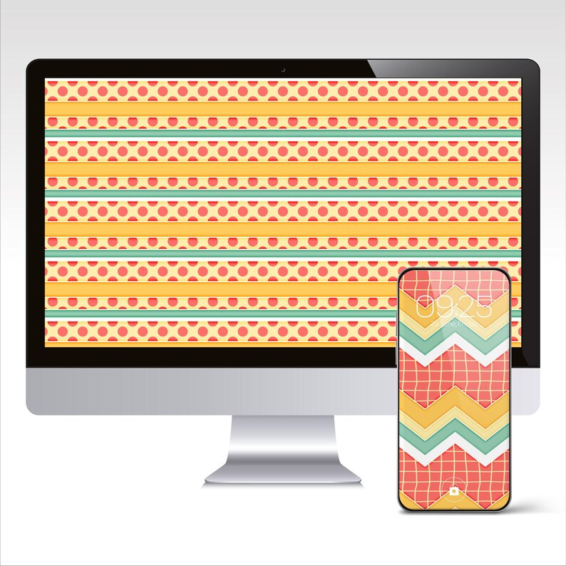 Wallpaper Background - Digital Paper | Seamless | Hand Drawn, Stripes ...