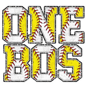 Digital Baseball Softball Mix Alphabet PNG, Yellow, White, Stitches ...