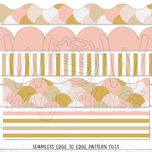 Borders for Bulletin Boards | Print & Cut, Seamless | Classroom Board ...