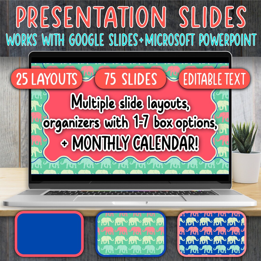 Google Slide & Powerpoint Templates (editable) | Teacher Presentation ...