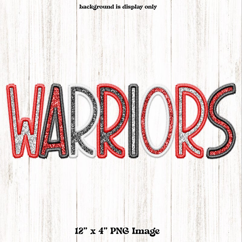 Warriors Embroidery - Etsy