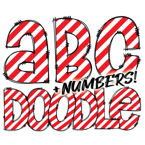 Digital Download Doodle Red Black White Pattern Fill PNG - Etsy