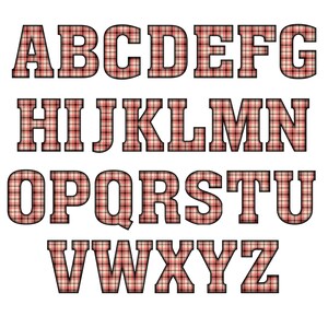 Digital Download Chunky Red Plaid 1 Pattern Fill PNG Clipart Bundle ...