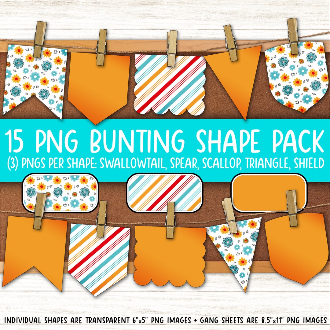 Pennant/bunting Banner Kit (for Walls & Bulletin Boards) | Sunny ...