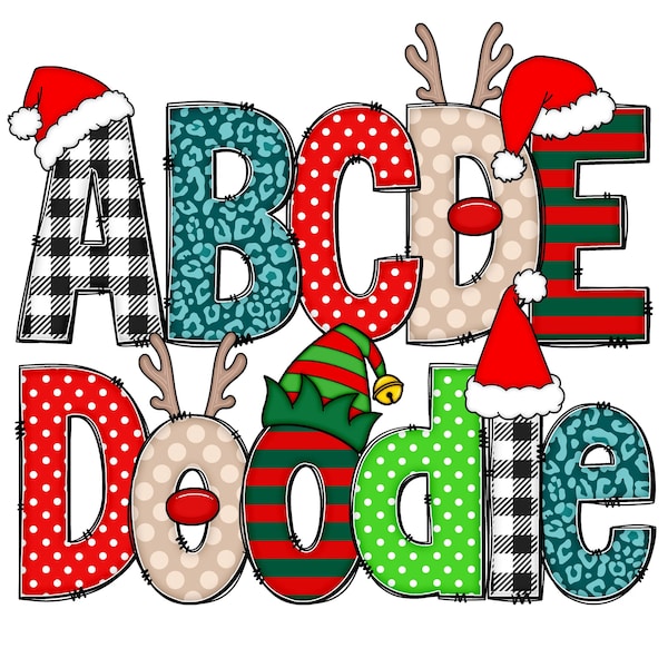 Christmas Doodle - Etsy