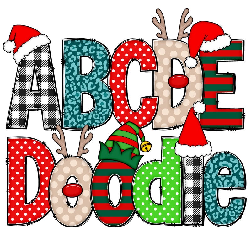 Christmas Doodle - Etsy