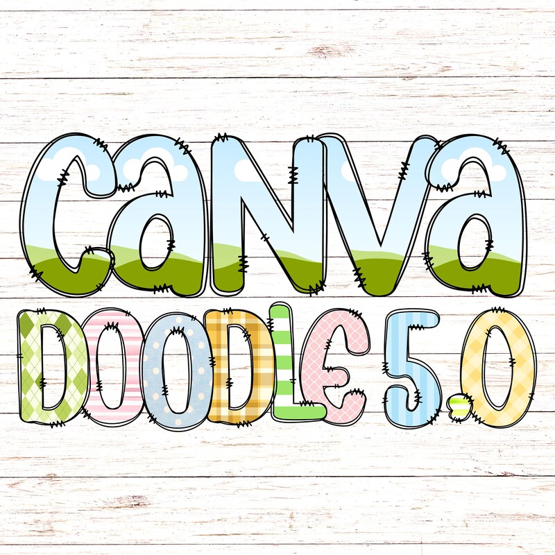 Doodle Letters - Etsy