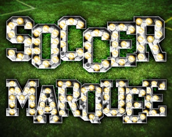 Soccer Alphabet Png | Etsy