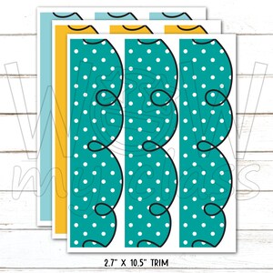 Doodle Borders for Bulletin Boards | Print & Cut, Seamless | Classroom ...