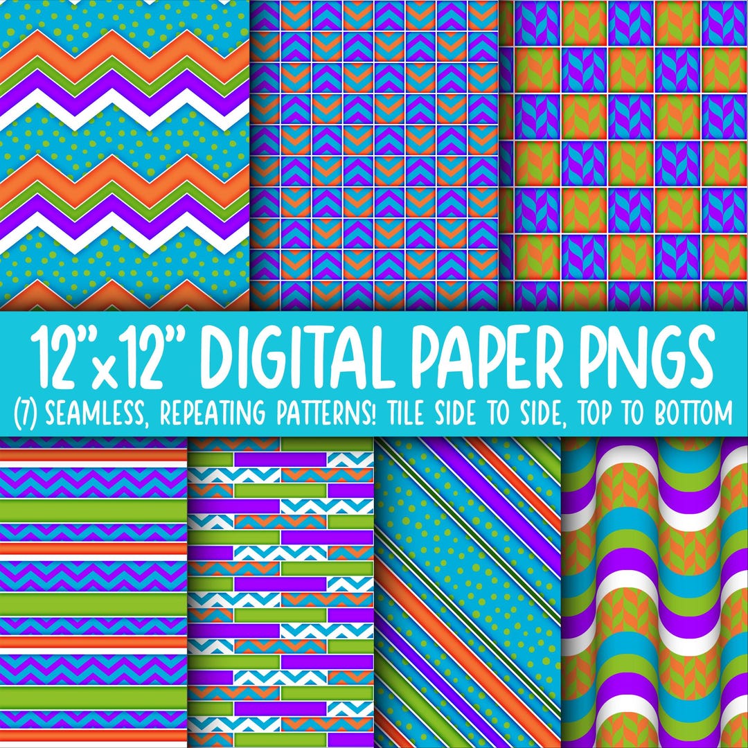 Wallpaper Background - Digital Paper | Seamless | Geometric, Chevron ...
