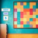 Wall Calendar - Standard - for Teachers | Geometric, Chevron, Polka Dot ...