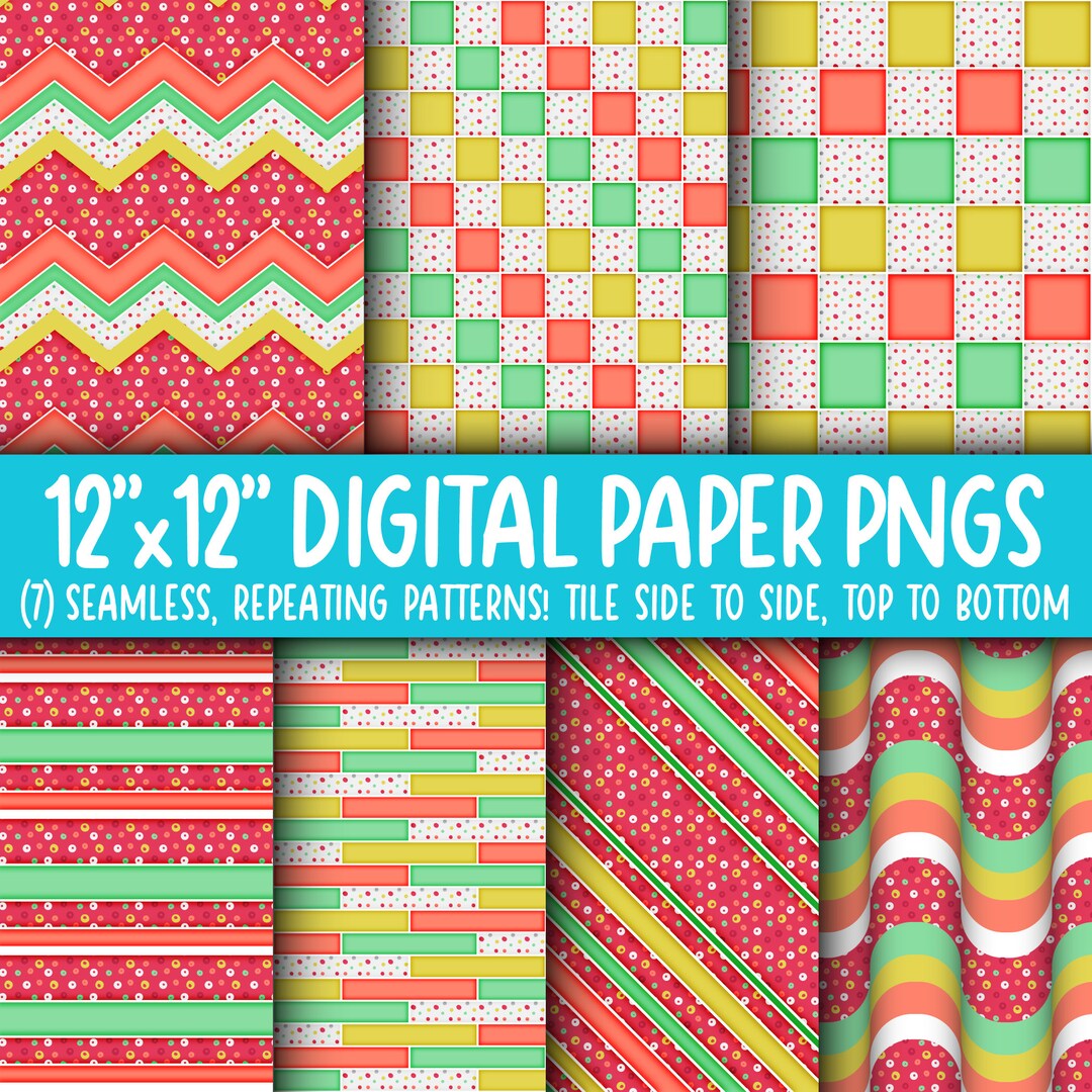 Wallpaper Background - Digital Paper | Seamless | Chevron, Brick ...