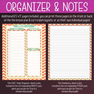Lesson Plan Sheets & Curriculum Maps (editable) | Geometric, Circles ...