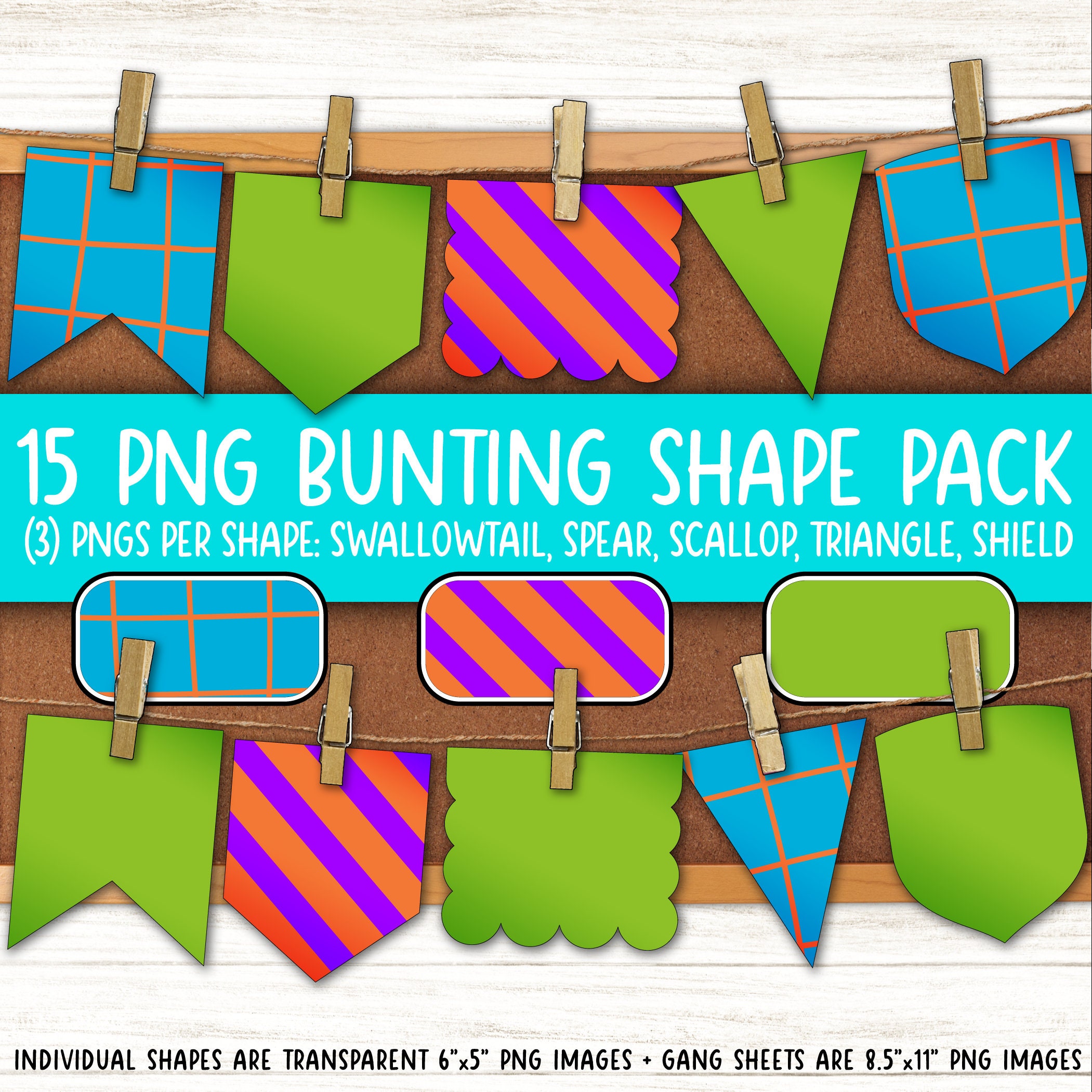 Pennant/bunting Banner Kit (for Walls & Bulletin Boards) | Grid ...