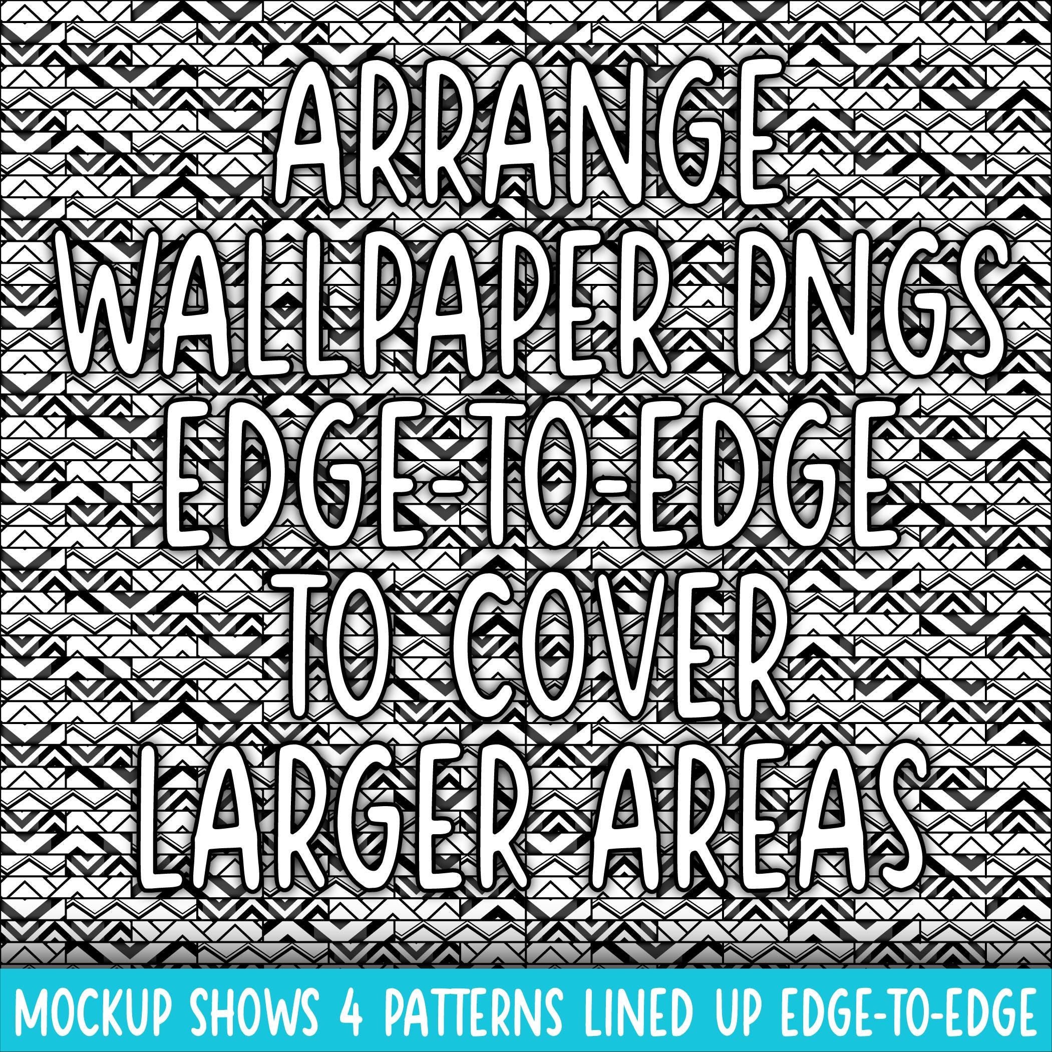 Wallpaper Background - Digital Paper | Seamless | Black, White, Use ...