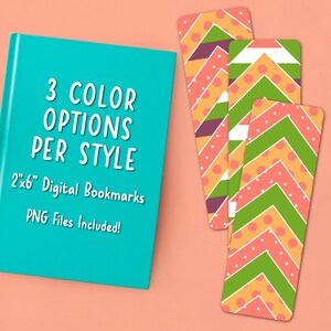 Digital Bookmarks (printable), Clipart Bundle Set of 12 | Lined & Blank ...