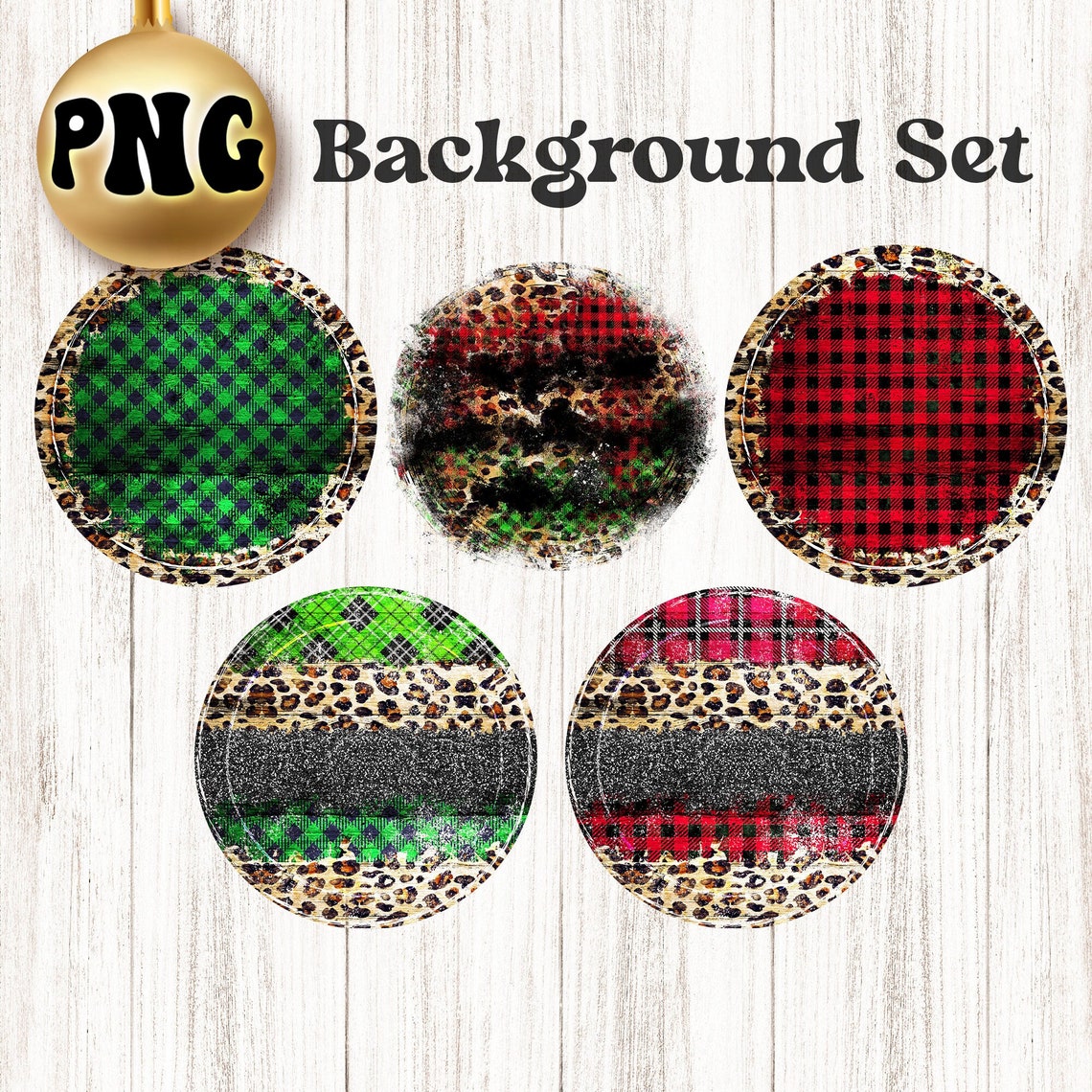 Background Clipart PNG Bundle Christmas Theme Background - Etsy