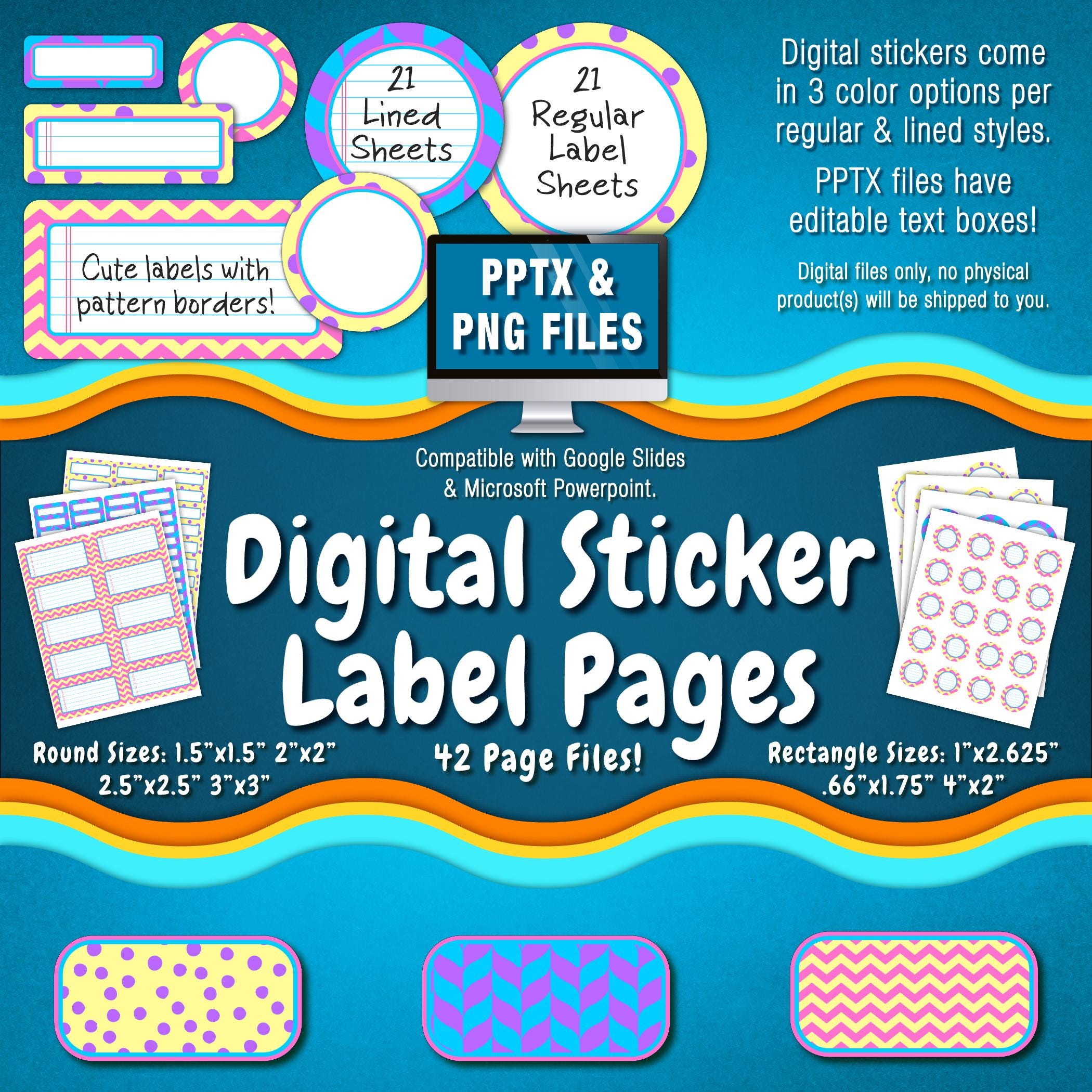 Label Sheet Templates, Editable Text | Avery Compatible | Geometric ...