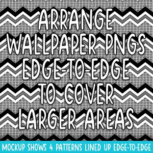 Wallpaper Background - Digital Paper | Seamless | Black, White, Ink ...