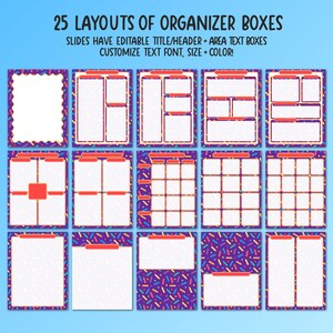 Organizer Sheet Templates | Planner & Presentation Pages (editable ...