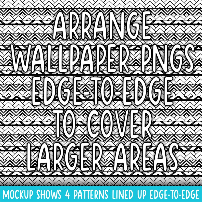Wallpaper Background - Digital Paper | Seamless | Black, White, Use ...