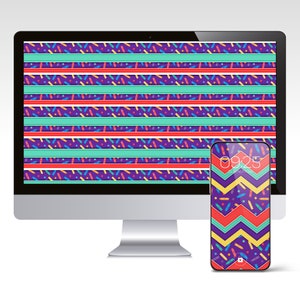 Wallpaper Background - Digital Paper | Seamless | Chevron, Brick ...