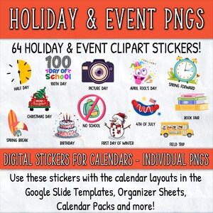 Calendar Pack - Editable Daily | Weekly | Monthly | Yearly | Polka Dots ...