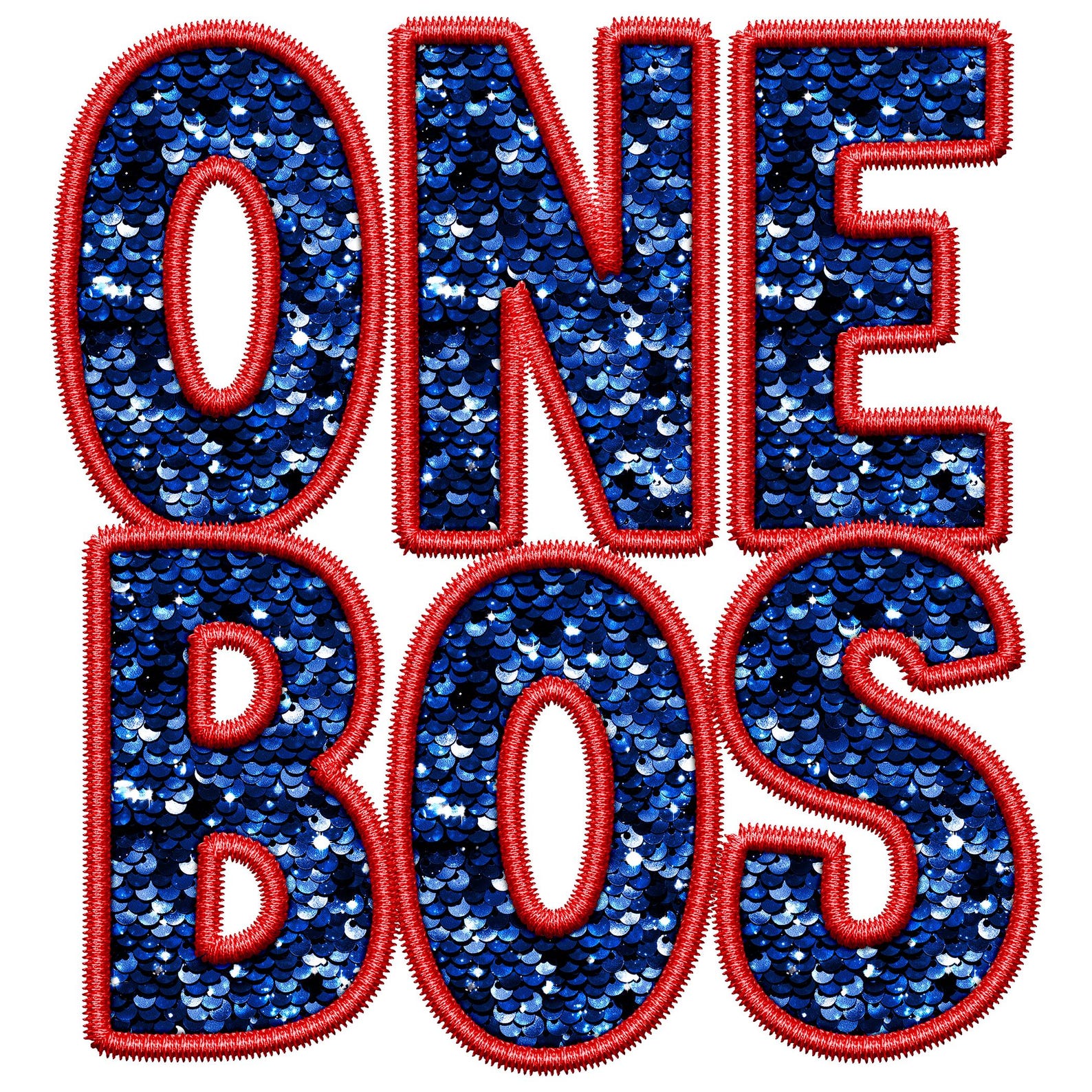 Patriotic Alphabet PNG – Midnight Blue Sequin Letters With Red Border ...