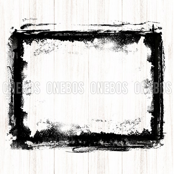 Black Grunge Border Png