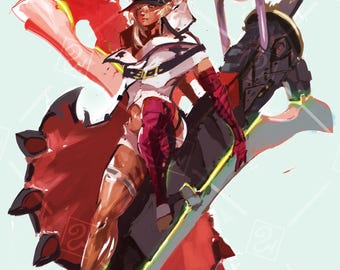 Ramlethal Valentine (guilty Gear STRIVE) A4 Print [8x11"] - Etsy