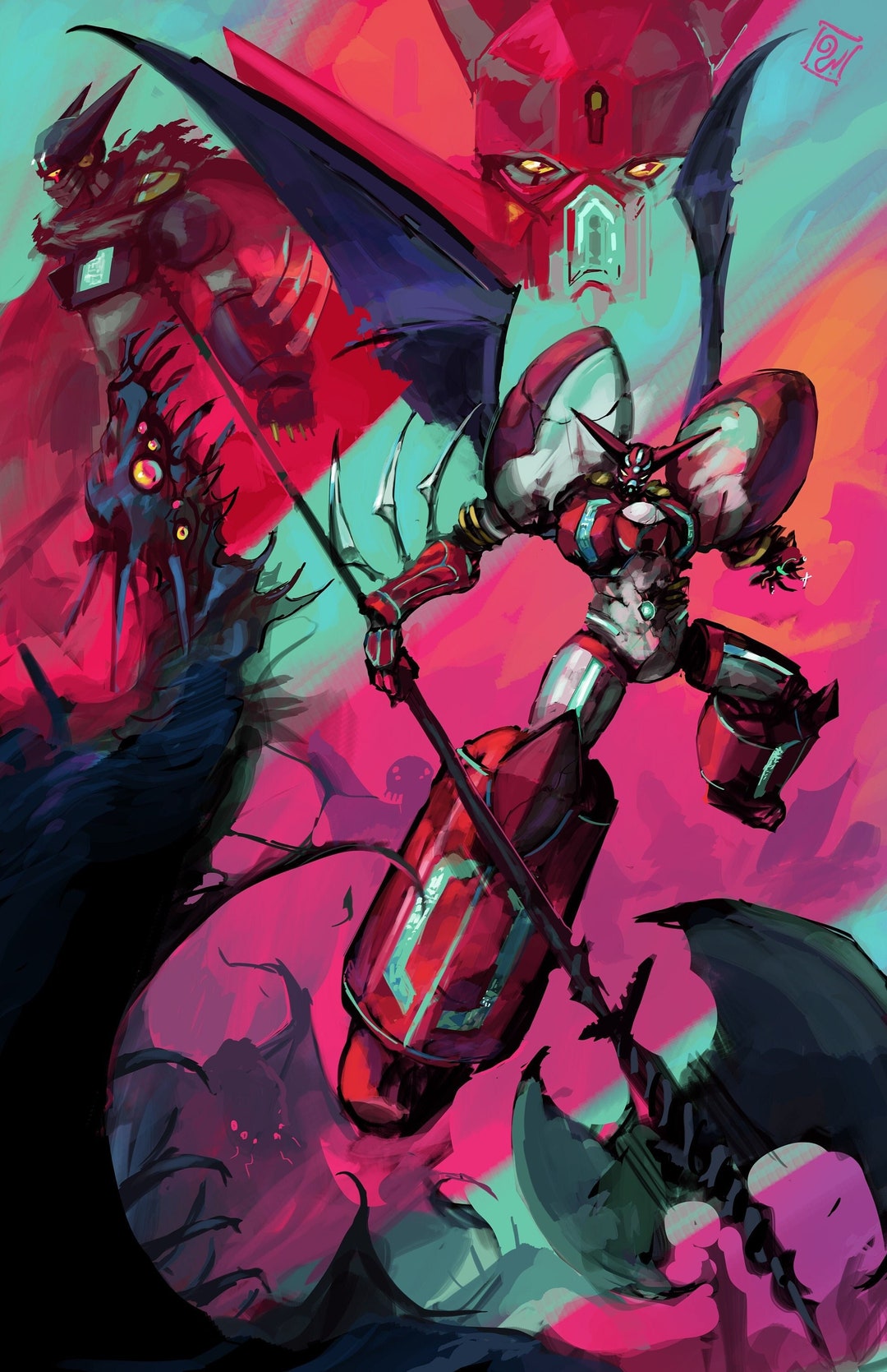 Getter Robo Armageddon Poster (fanart) - Etsy