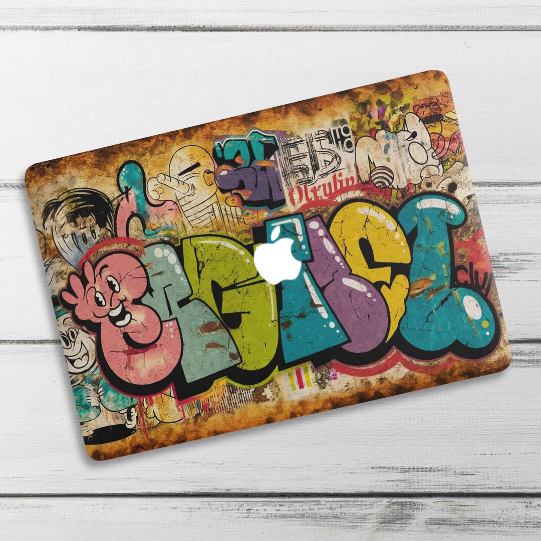 Stickerbomb MacBook Skin: Graffiti Art Laptop Cover - Etsy
