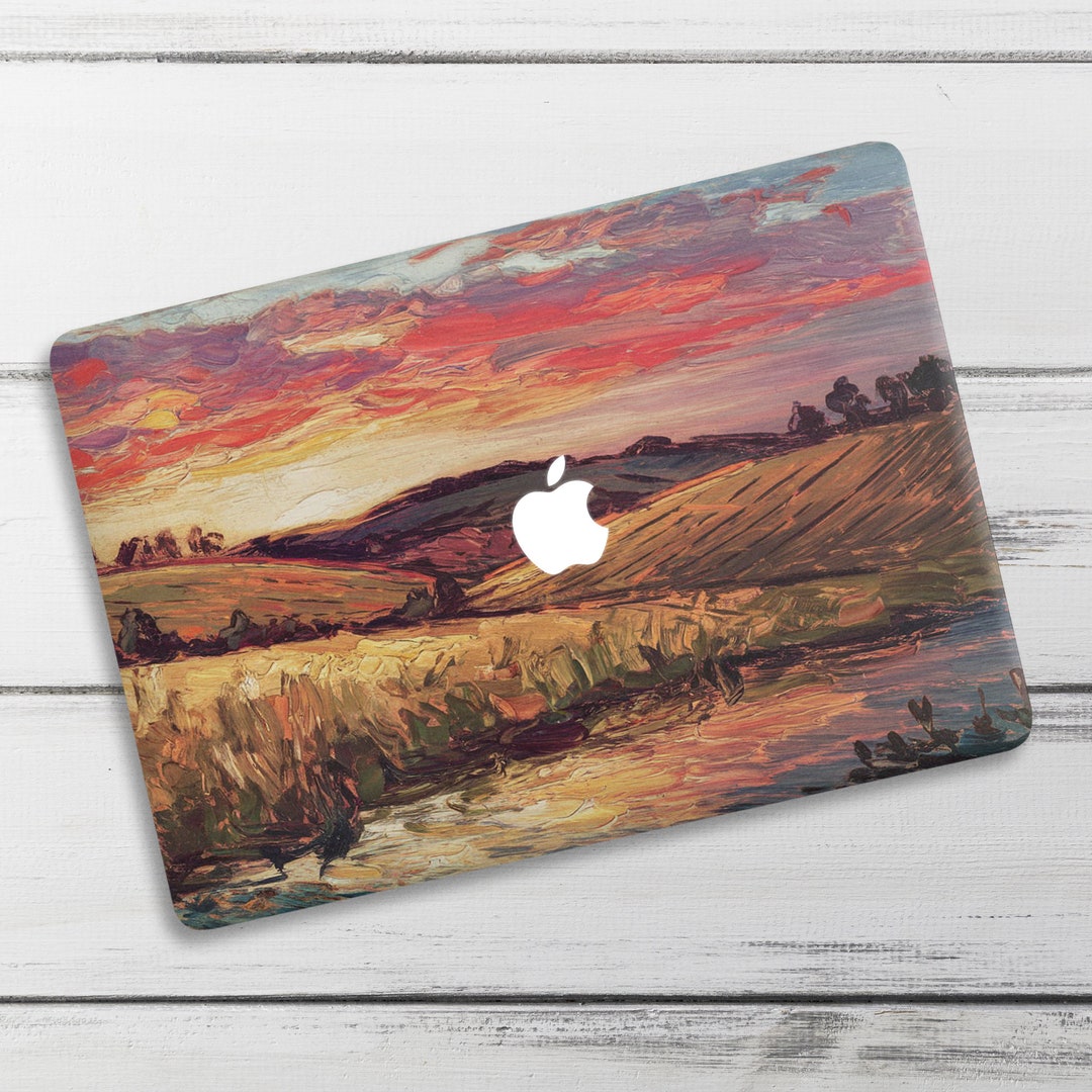 Oil Painting Landscape MacBook Case: Durable Hard Cover - Etsy