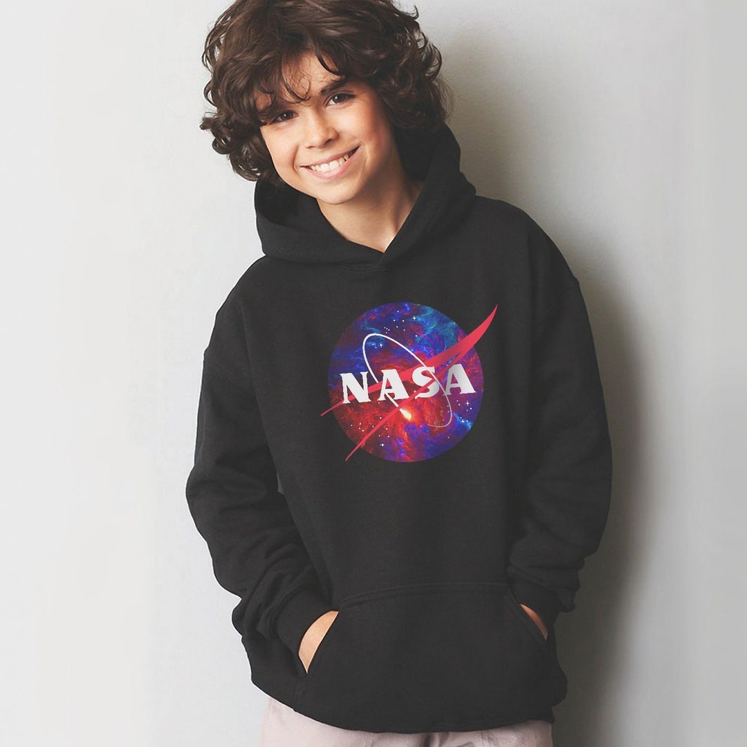 NASA Print Kids Hoodie Cotton Made Streetwear Design Galaxy Print Art ...