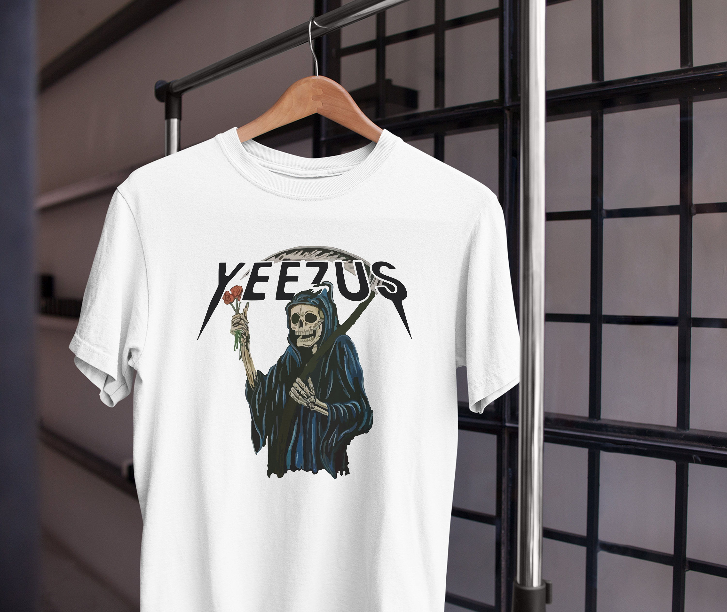 Yeezus Shirt Skeleton