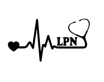 Lpn decal | Etsy