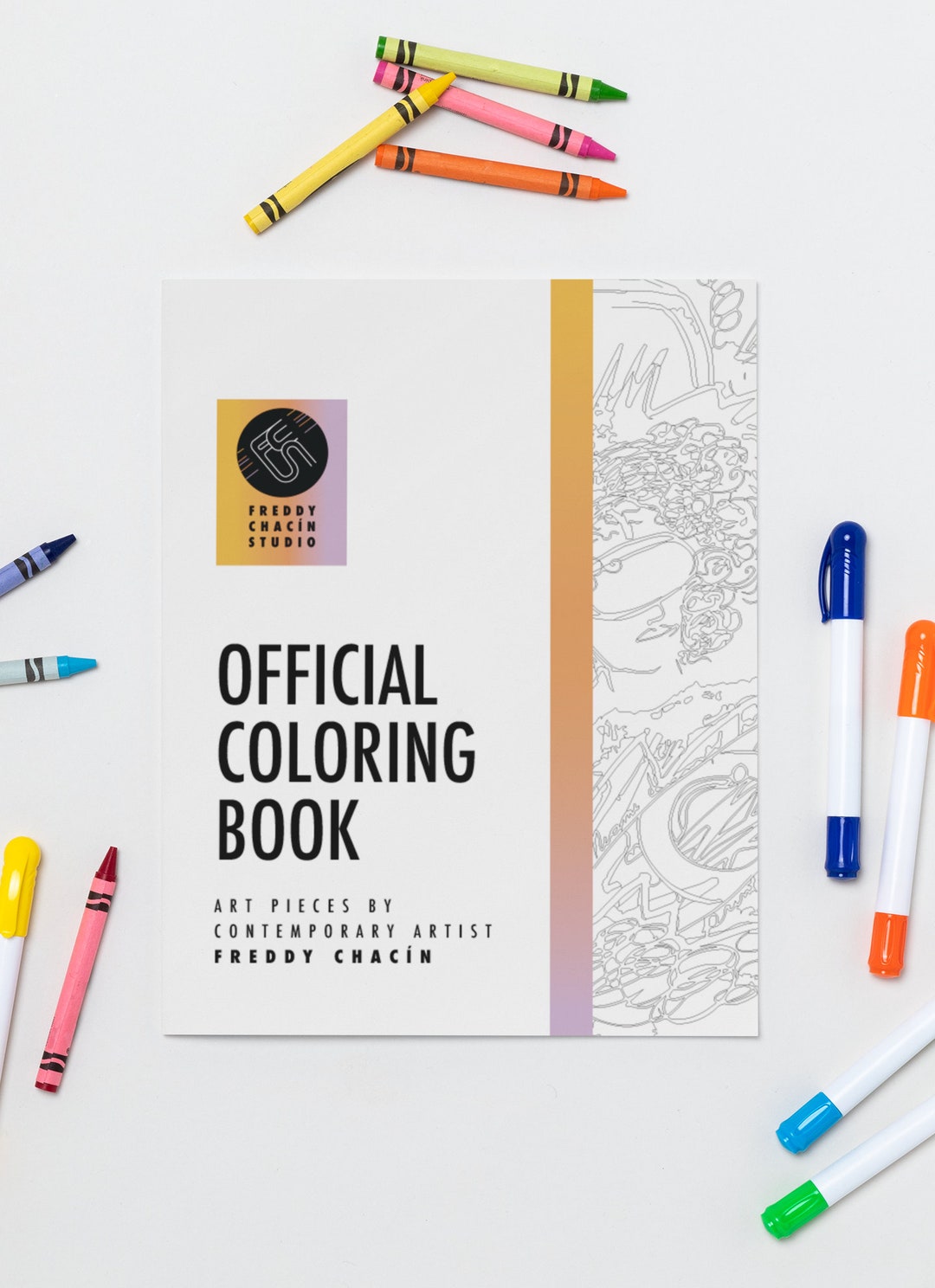 Creative Adult Coloring Pages by Highly Rated Abstract Artist; Chacín ...