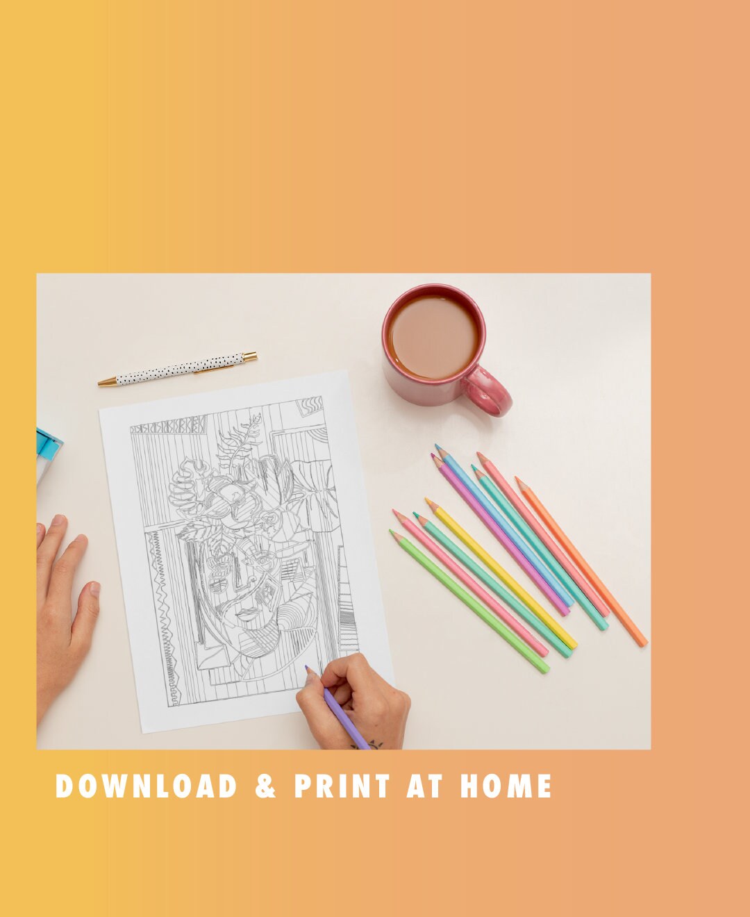 Exclusive Coloring Book Easy Instant Download & Print Adult Coloring ...