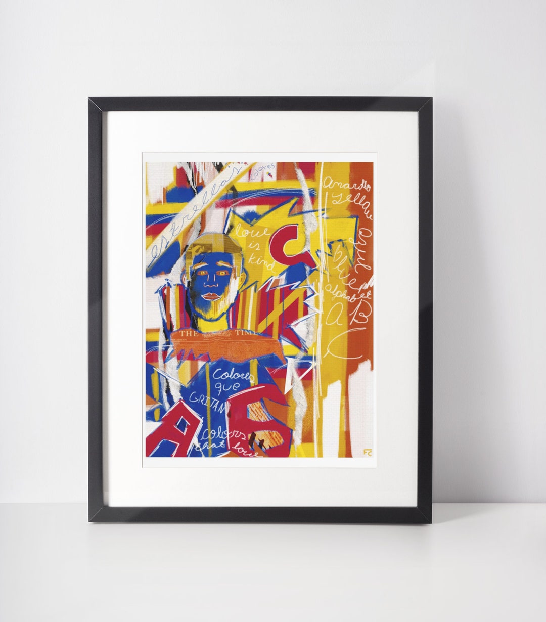 Limited Edition Abstract Art Print: Venezuelan Home Decor (8.5x11") - Etsy