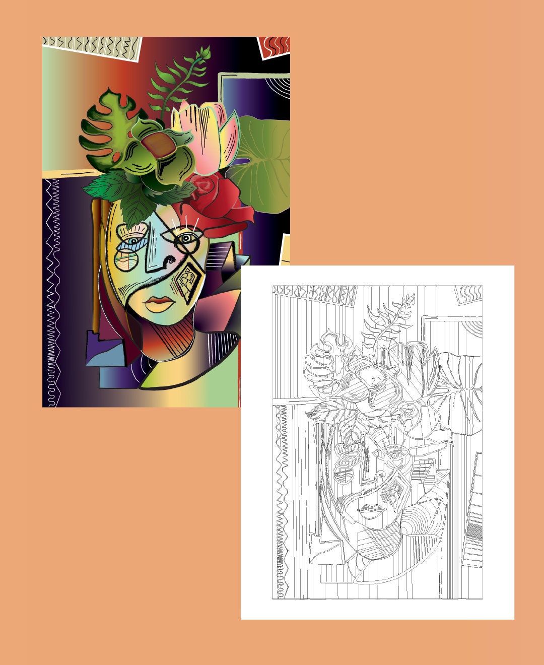 Premium Coloring Book Adult Coloring Book Instant Download Printable ...