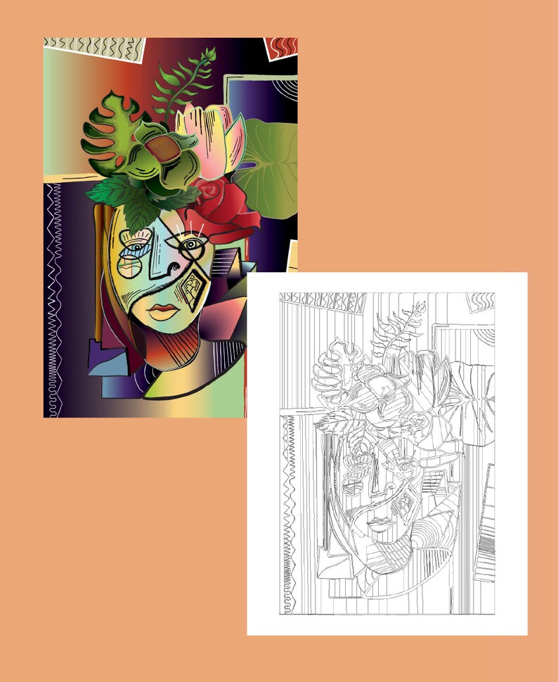 Creative Adult Coloring Pages by Highly Rated Abstract Artist; Chacín ...